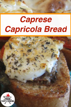 Caprese Capicola Breads – Man That's Cooking