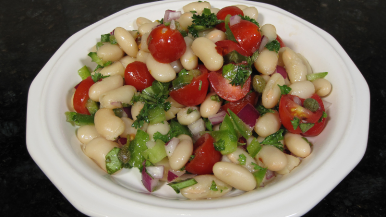 Tuscan White Bean Salad – Man That's Cooking